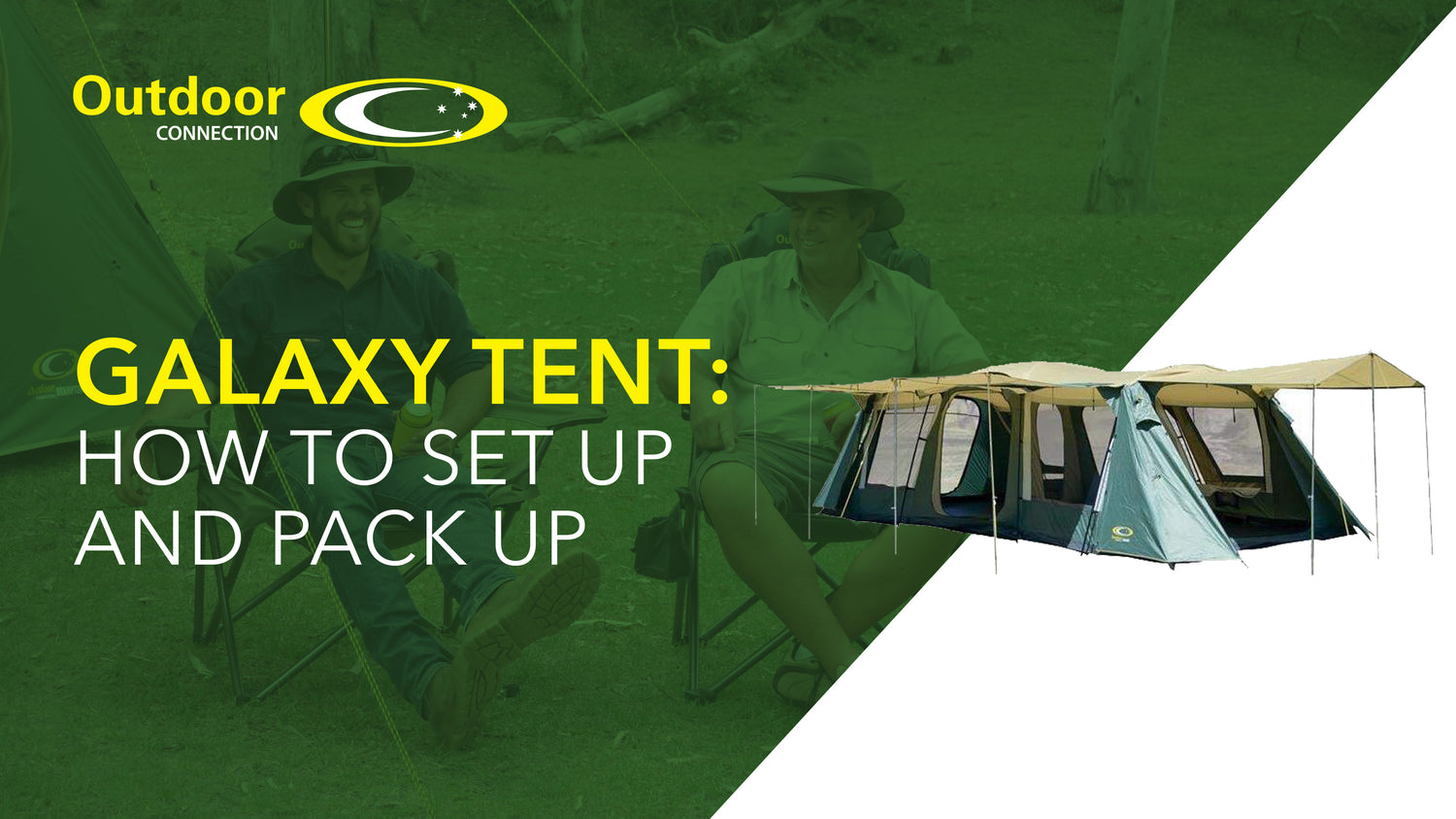 How to Set-Up and Pack Up the Outdoor Connection Galaxy Tent